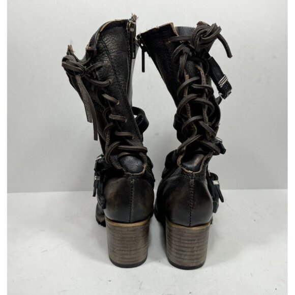 freebird | Shoes | Freebird Cora Boots Womens Size 7 Dark Brown Leather ...